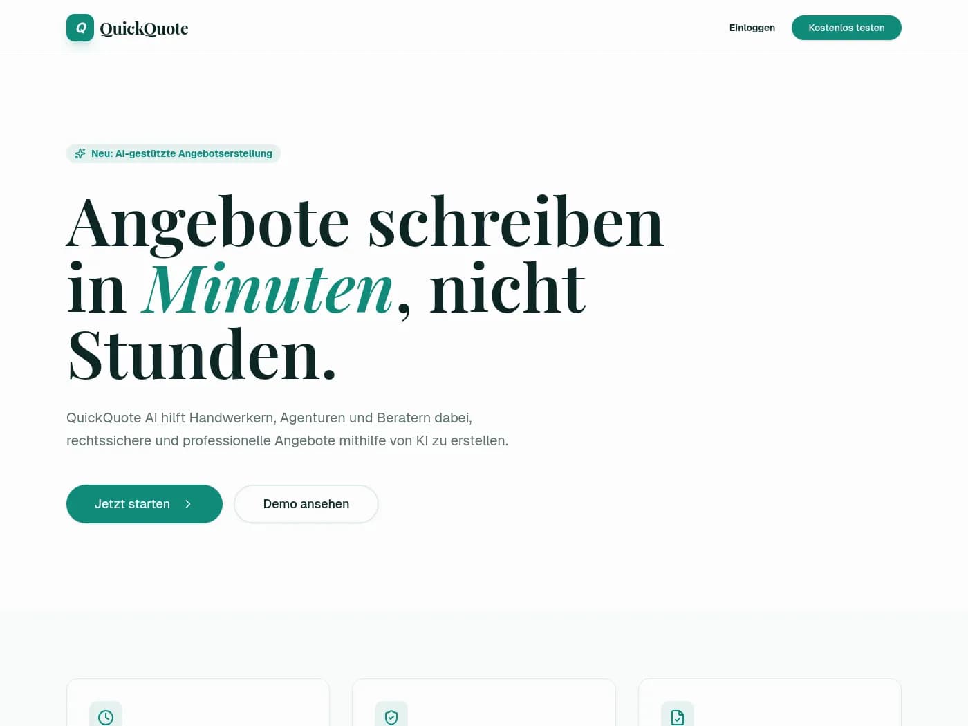 QuickQuote AI