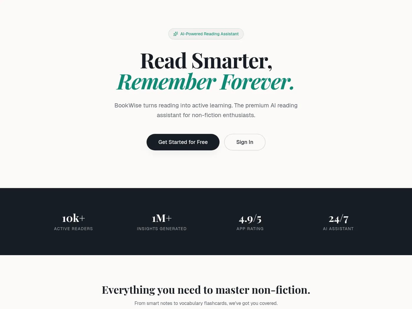BookWise Reader