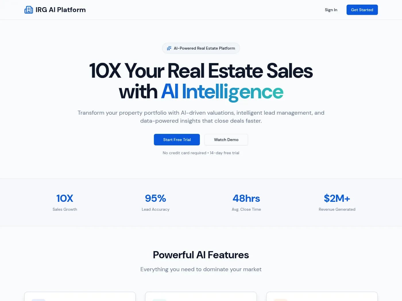 AI Real Estate Platform