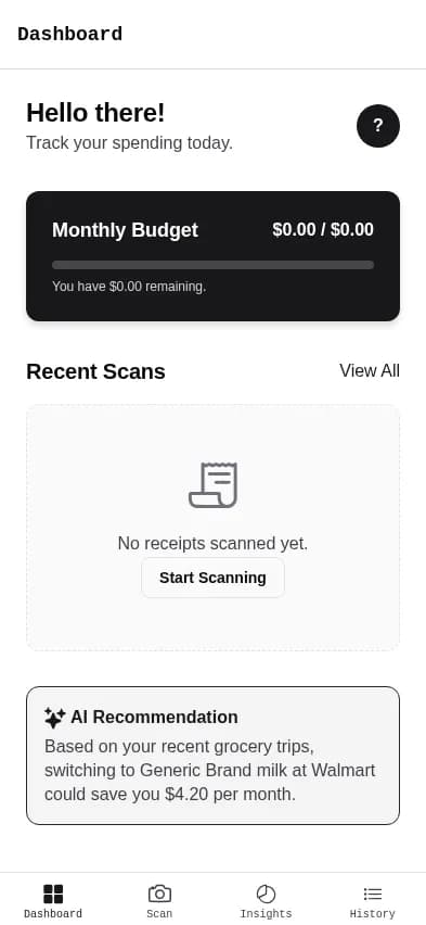 SmartReceipt Analyzer