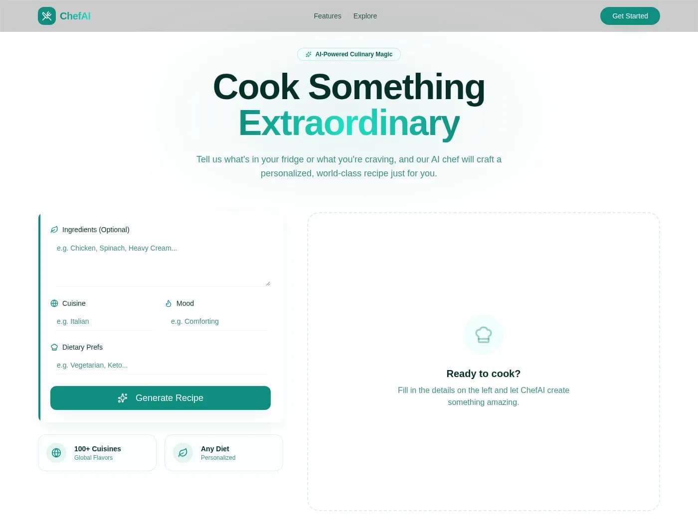 AI Recipe Creator