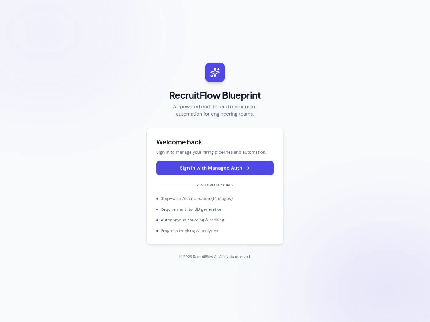 AI RecruitFlow Blueprint