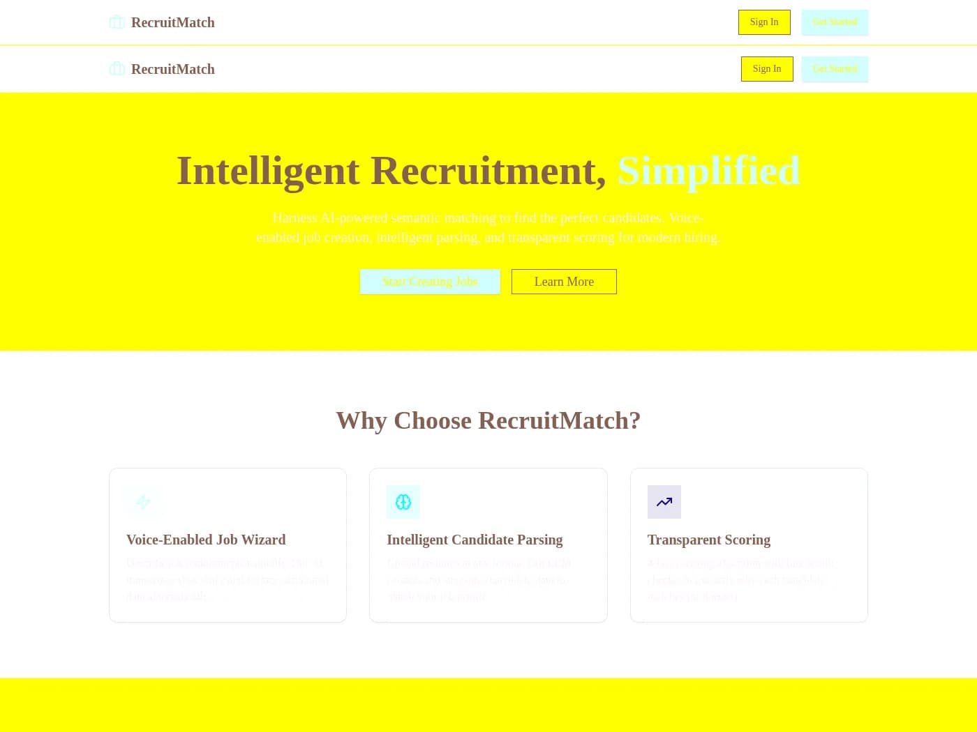 AI RecruitMatch Platform