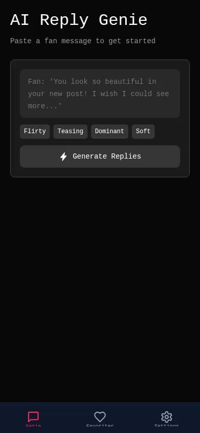 Creator AI Reply Genie
