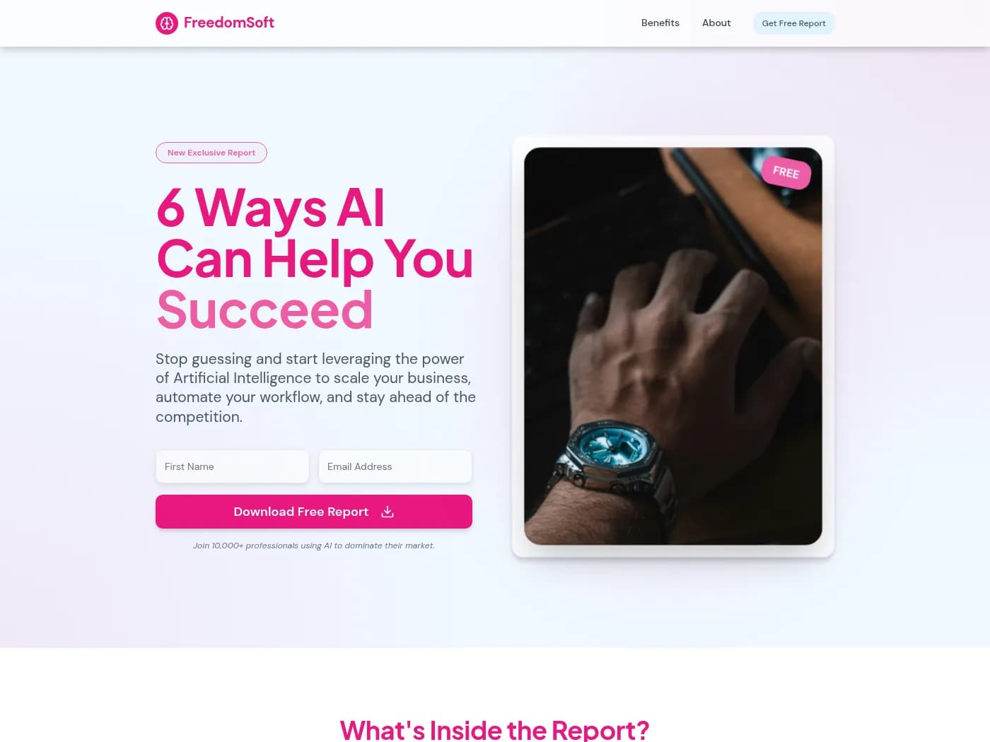 AI Success Report Page