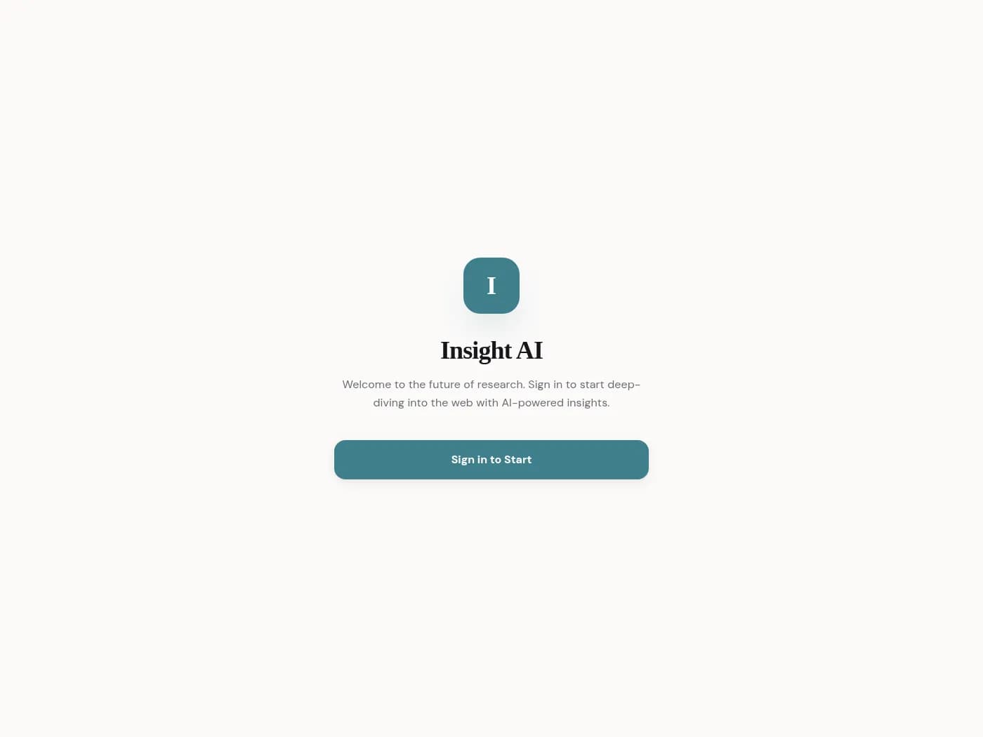 Insight AI Research Assistant