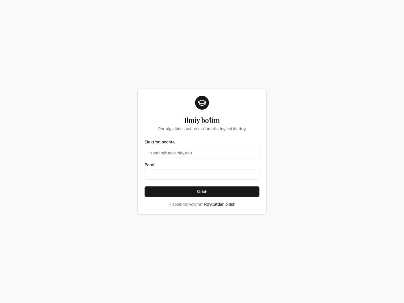AI Research Workflow Portal