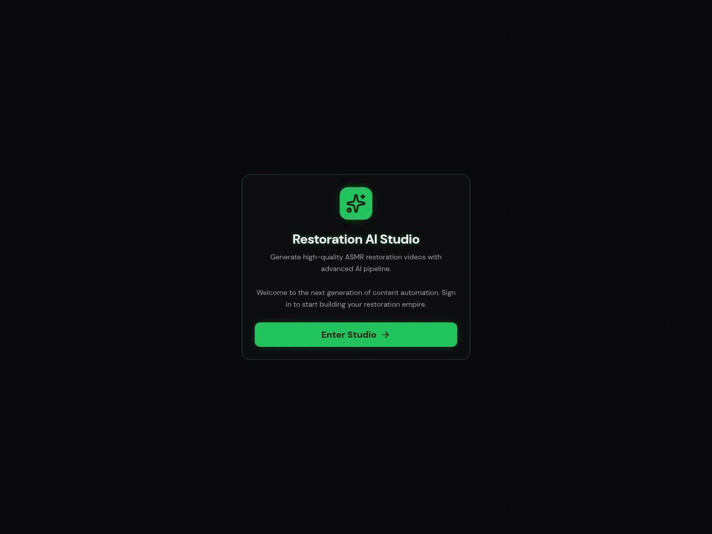 Restoration AI Studio