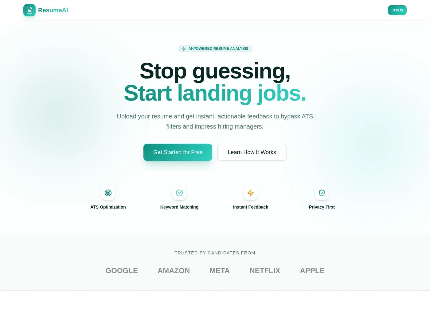 AI Resume Analyzer
