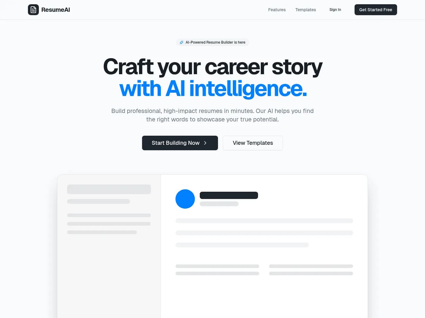 AI Resume Builder