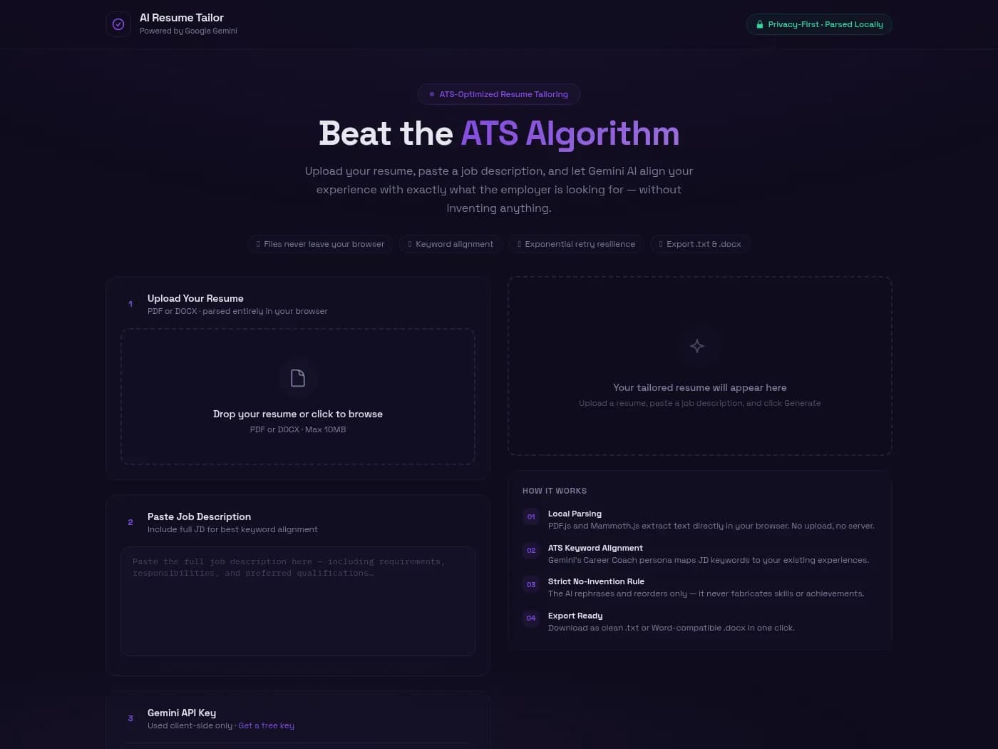 AI Resume Tailor