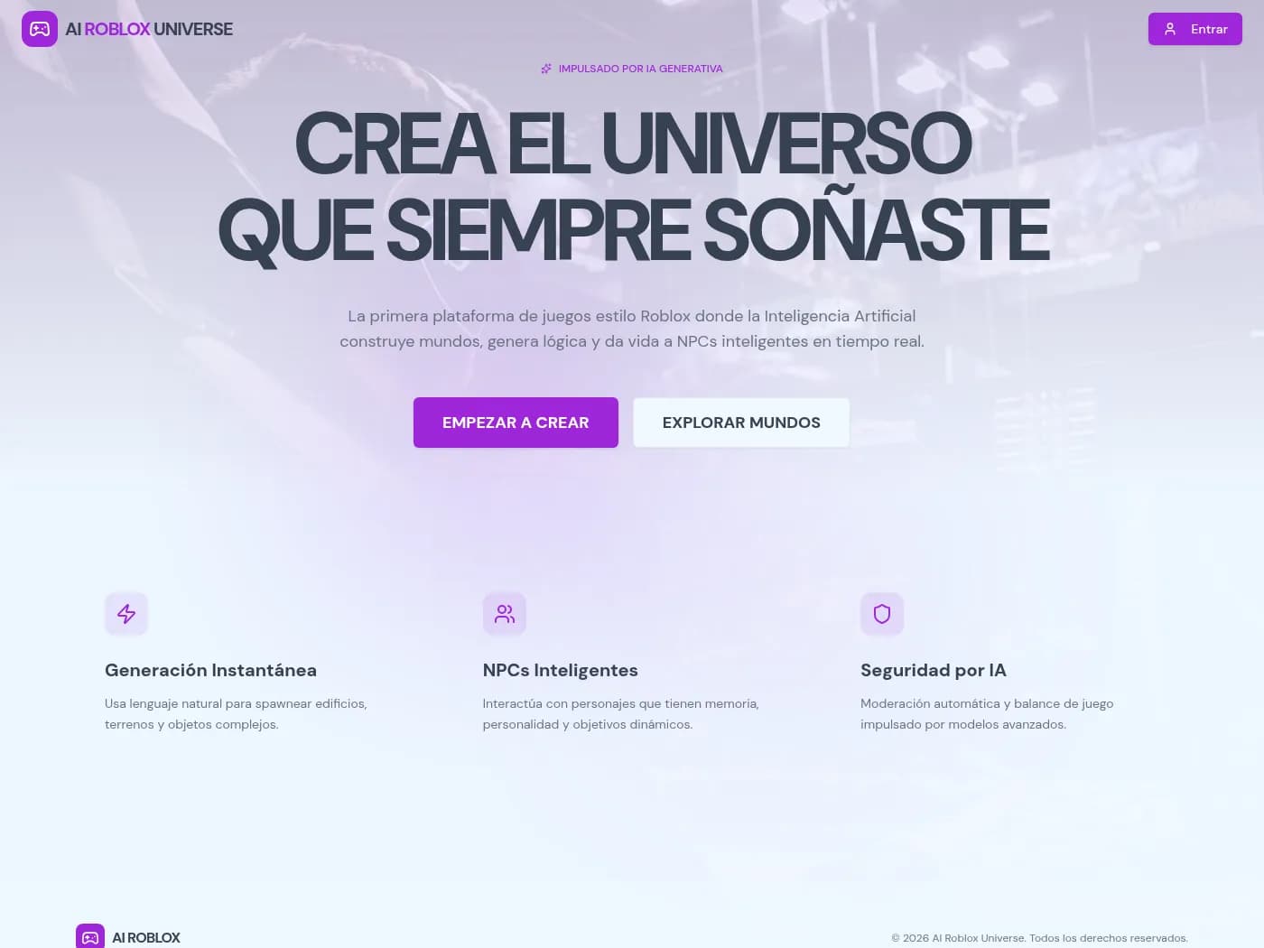 AI Roblox Universe