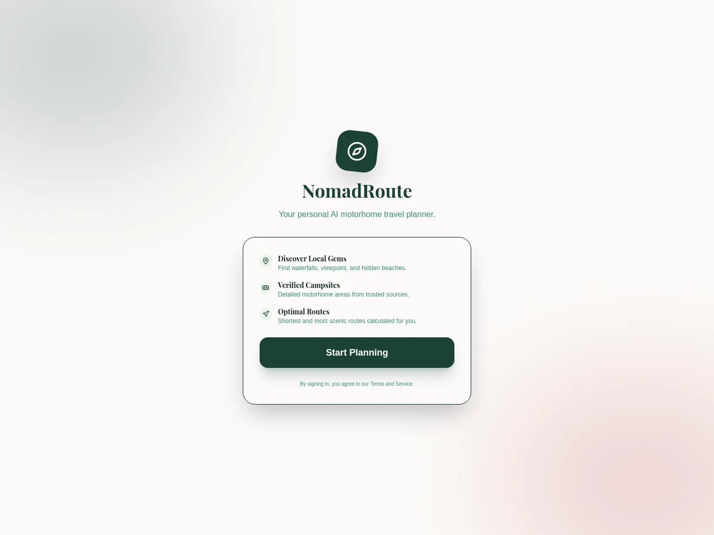 NomadRoute AI Planner