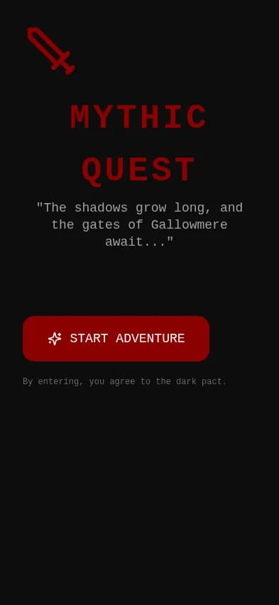 Mythic Quest AI RPG