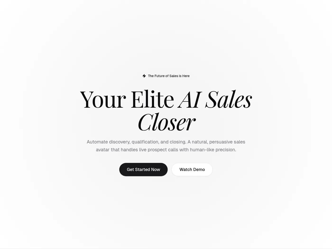 AI Sales Closer