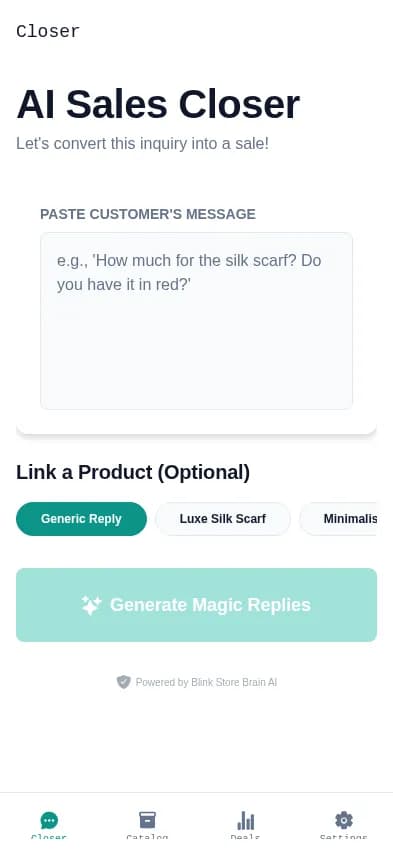 AI Sales Closer