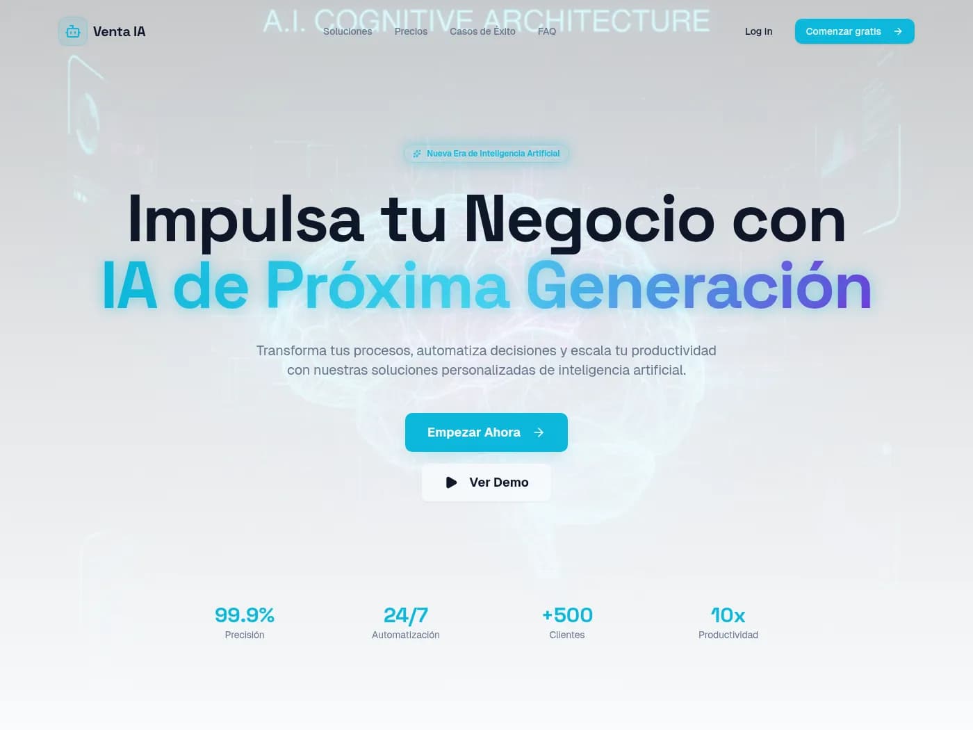 Venta IA Webpage