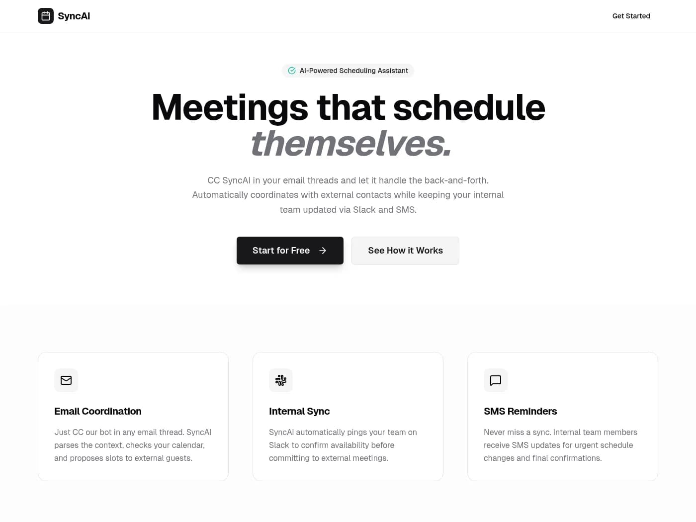 AI Scheduling Assistant