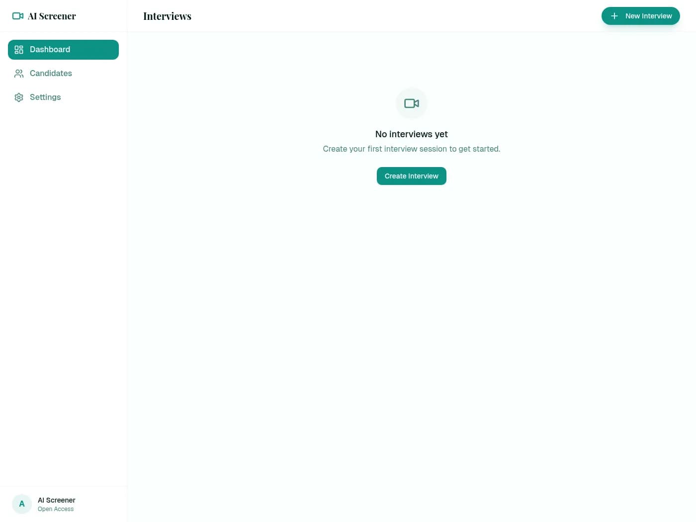 AI Interview Screener