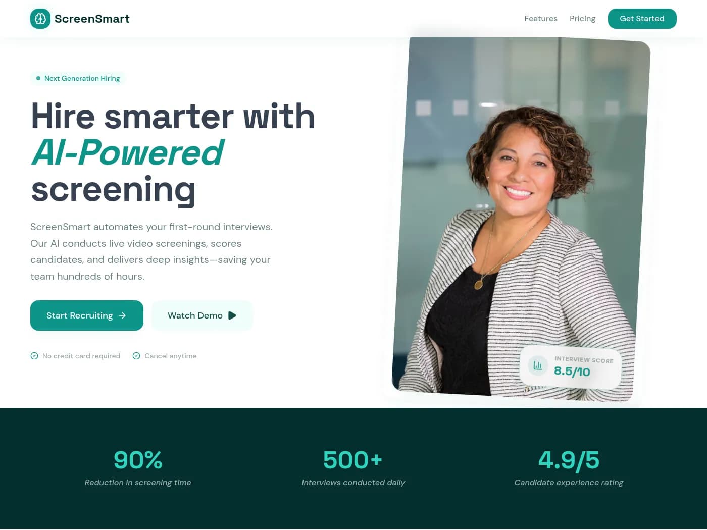 ScreenSmart AI Interviews