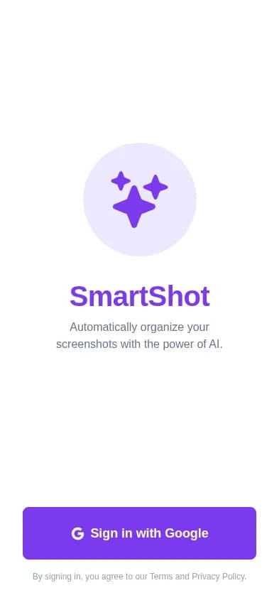 Smart Screenshot Organizer
