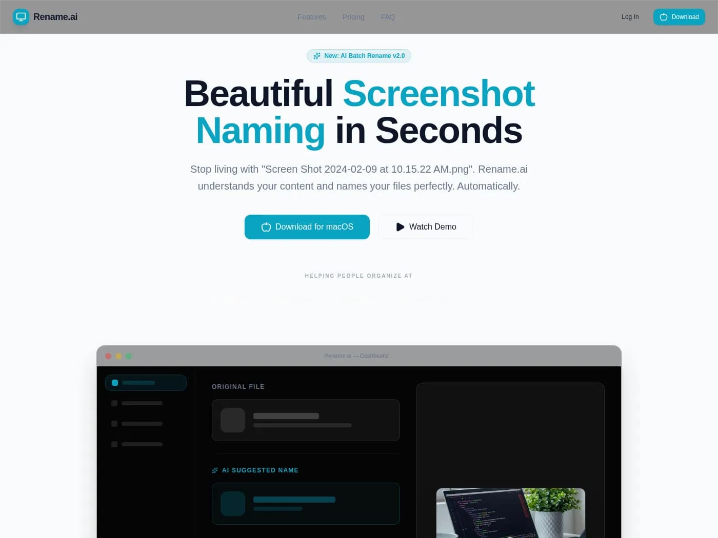 AI Screenshot Renamer