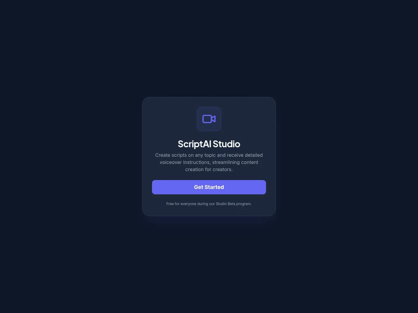 ScriptAI Voice Studio