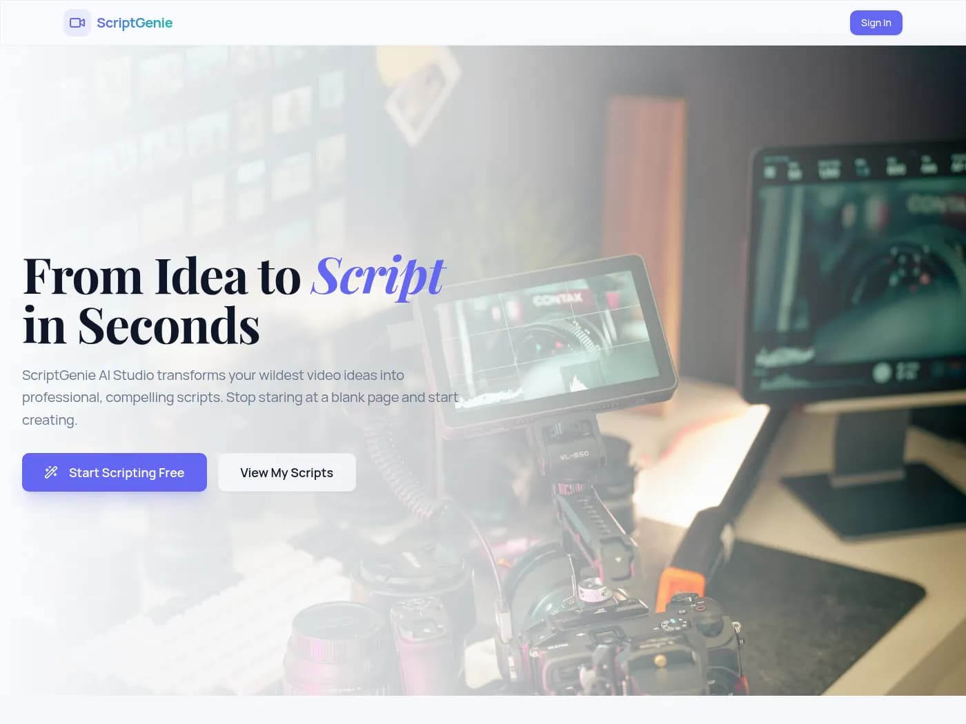 ScriptGenie AI Studio