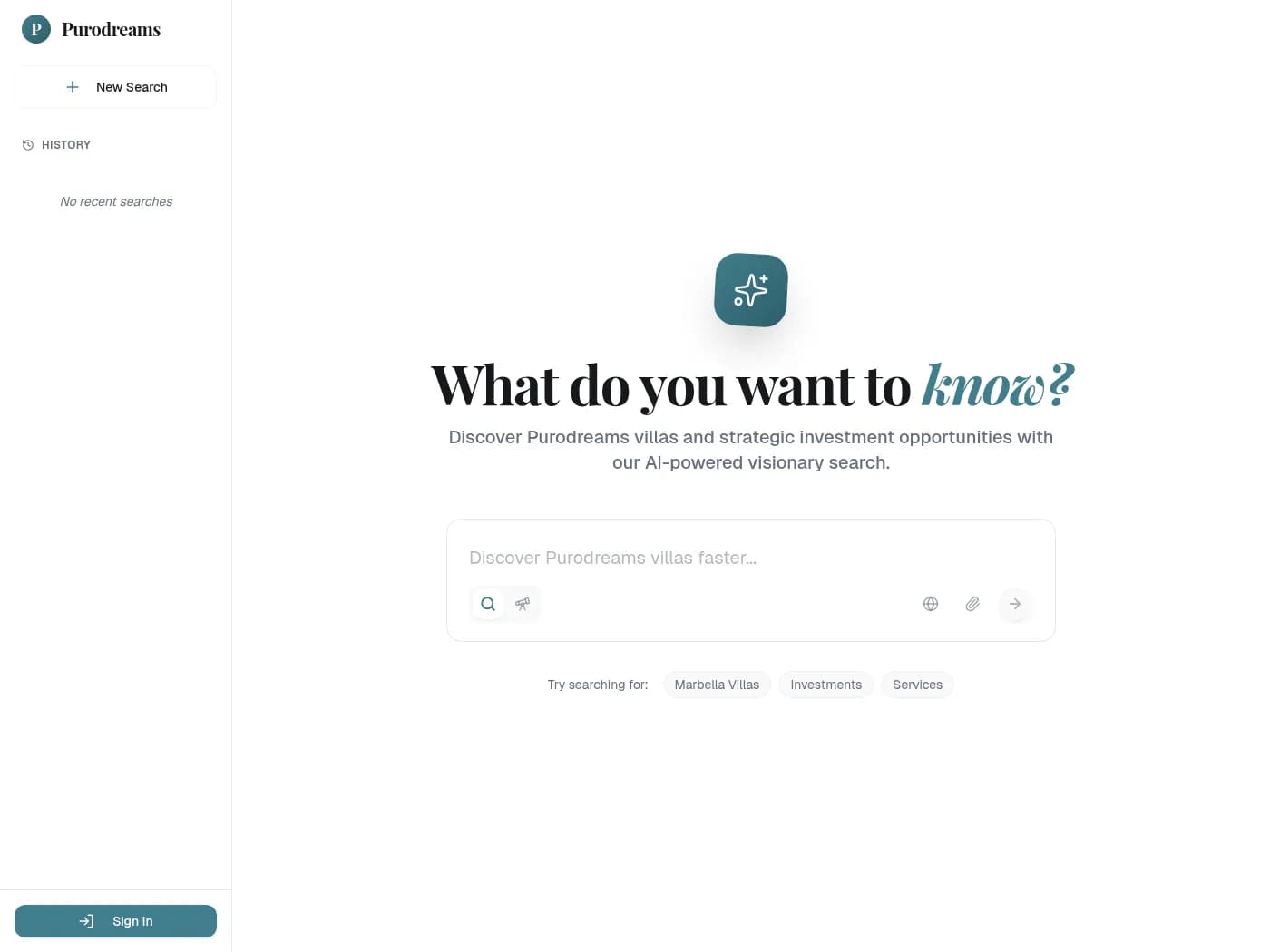 Purodreams AI Search