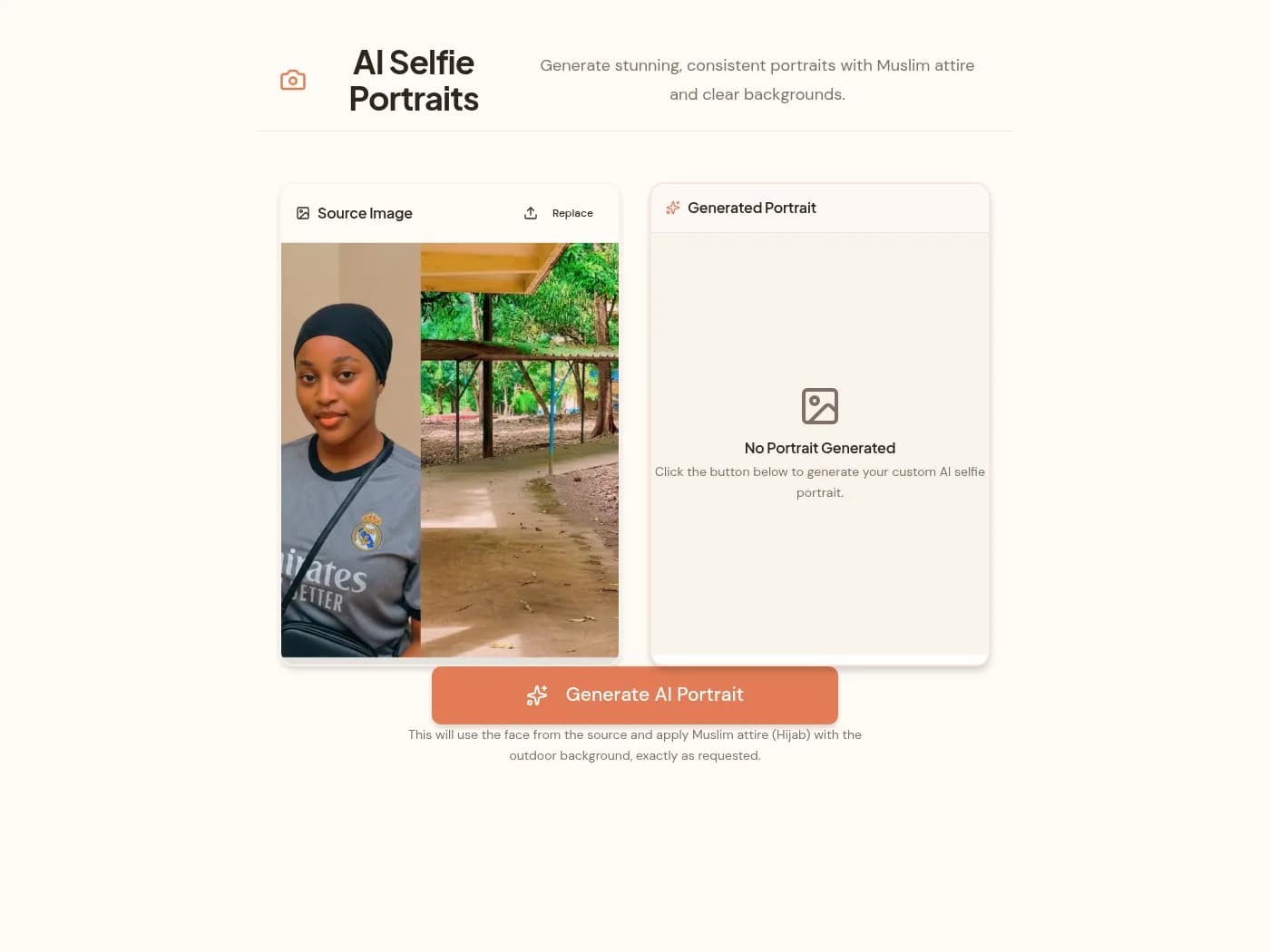 AI Selfie Portrait Generator