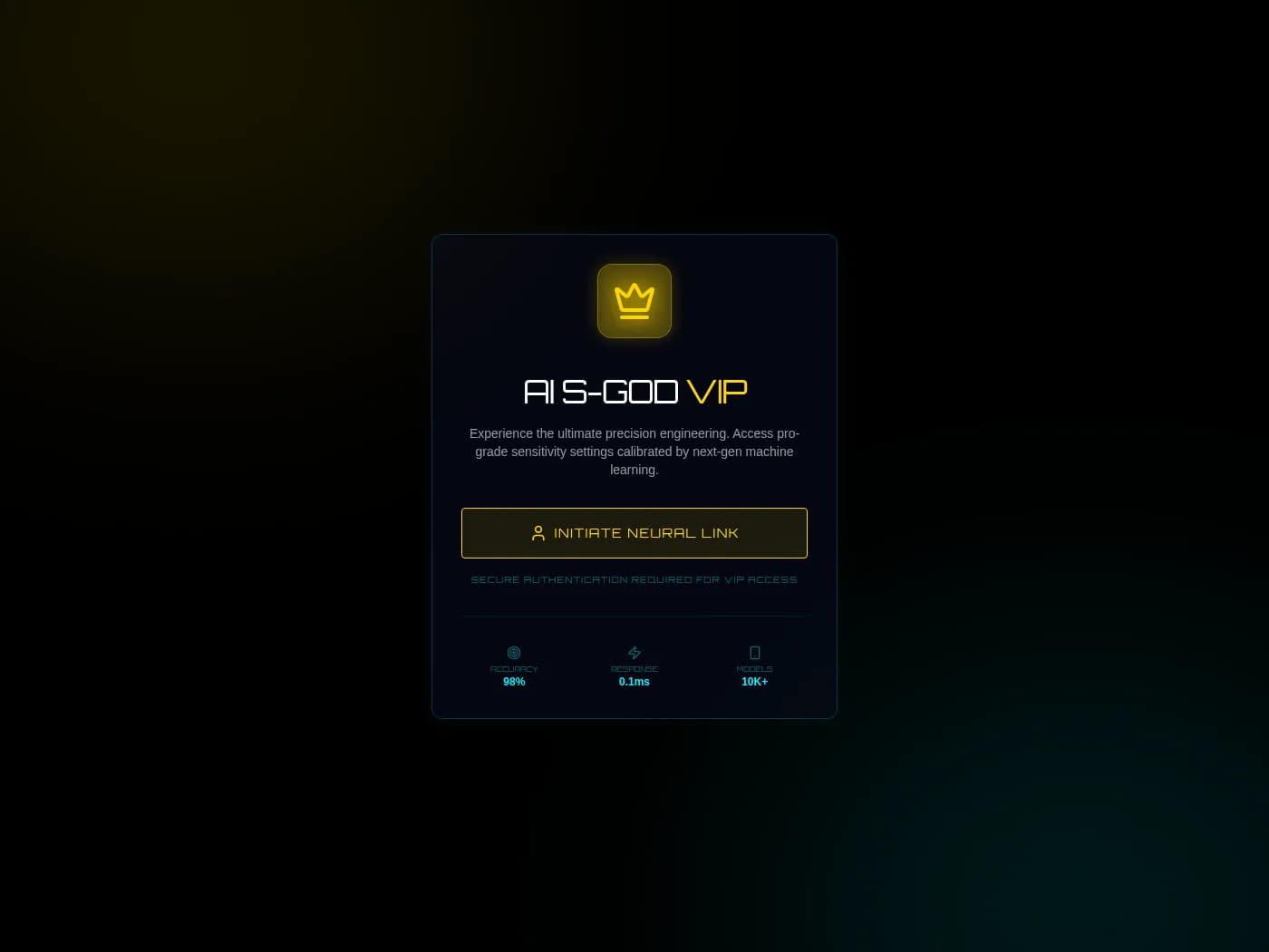 Sensitivity God VIP