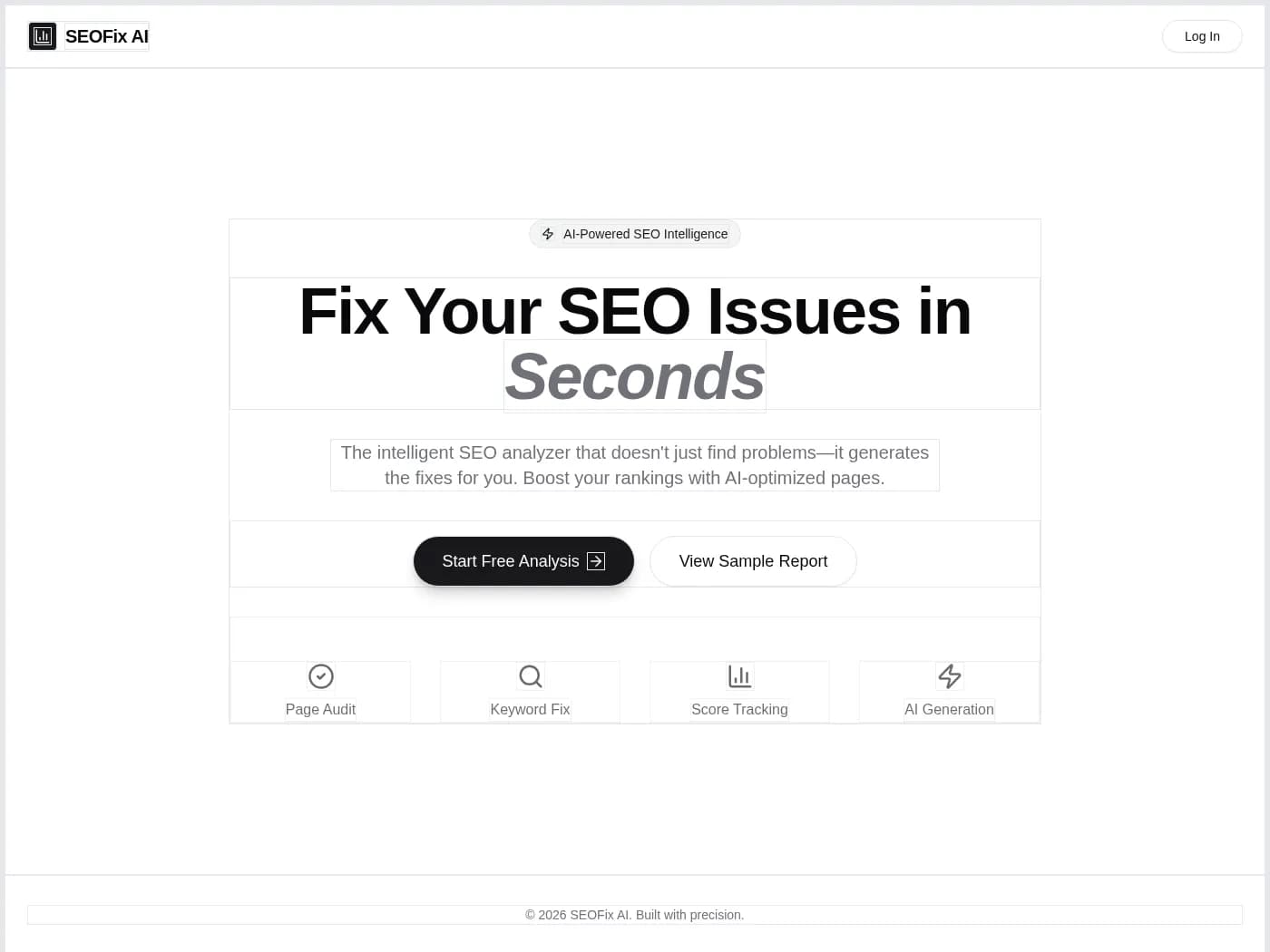 AI SEO Page Fixer