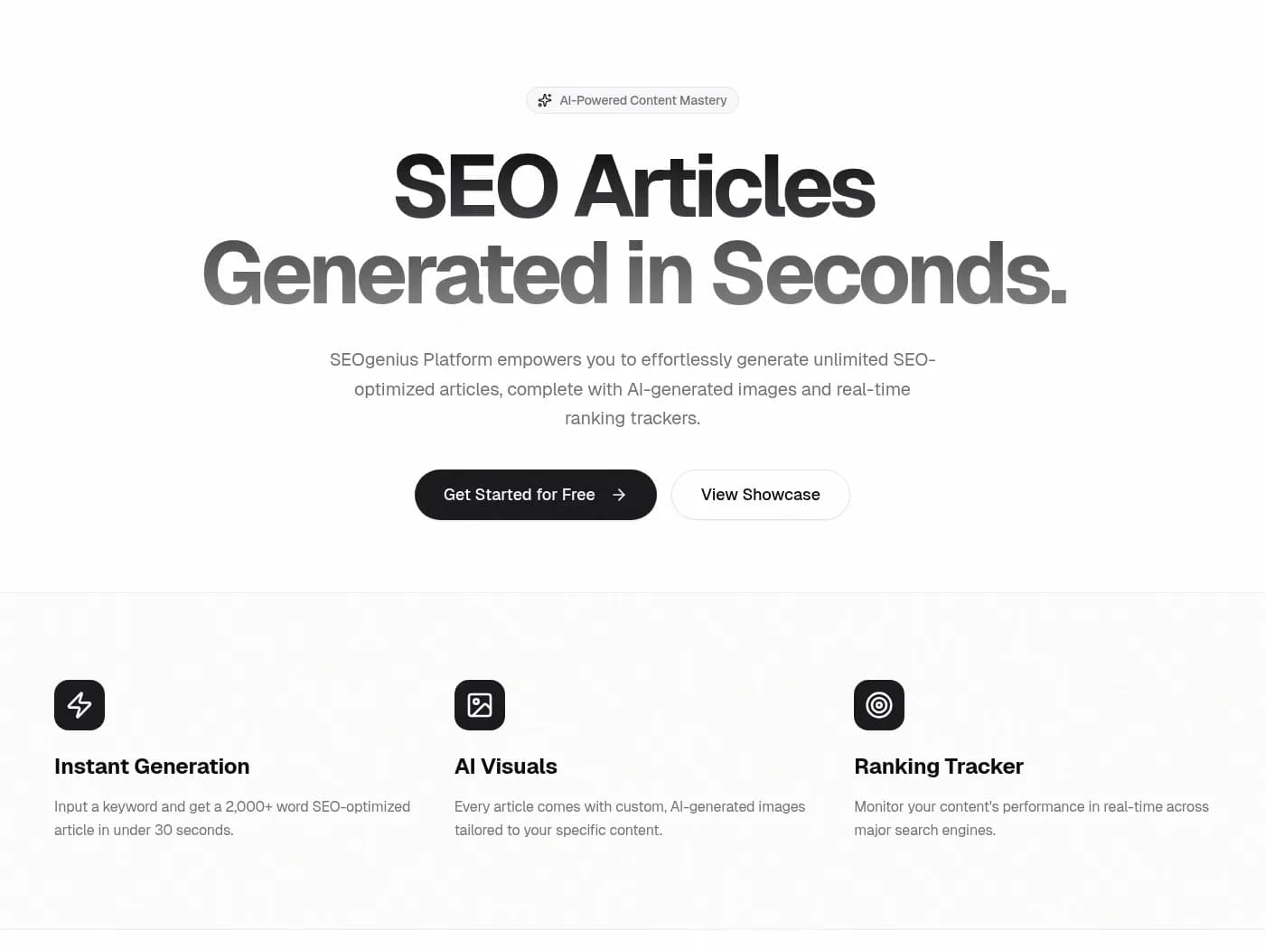 SEOgenius Platform