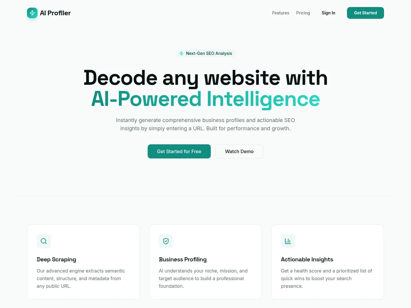 AI SEO Profiler