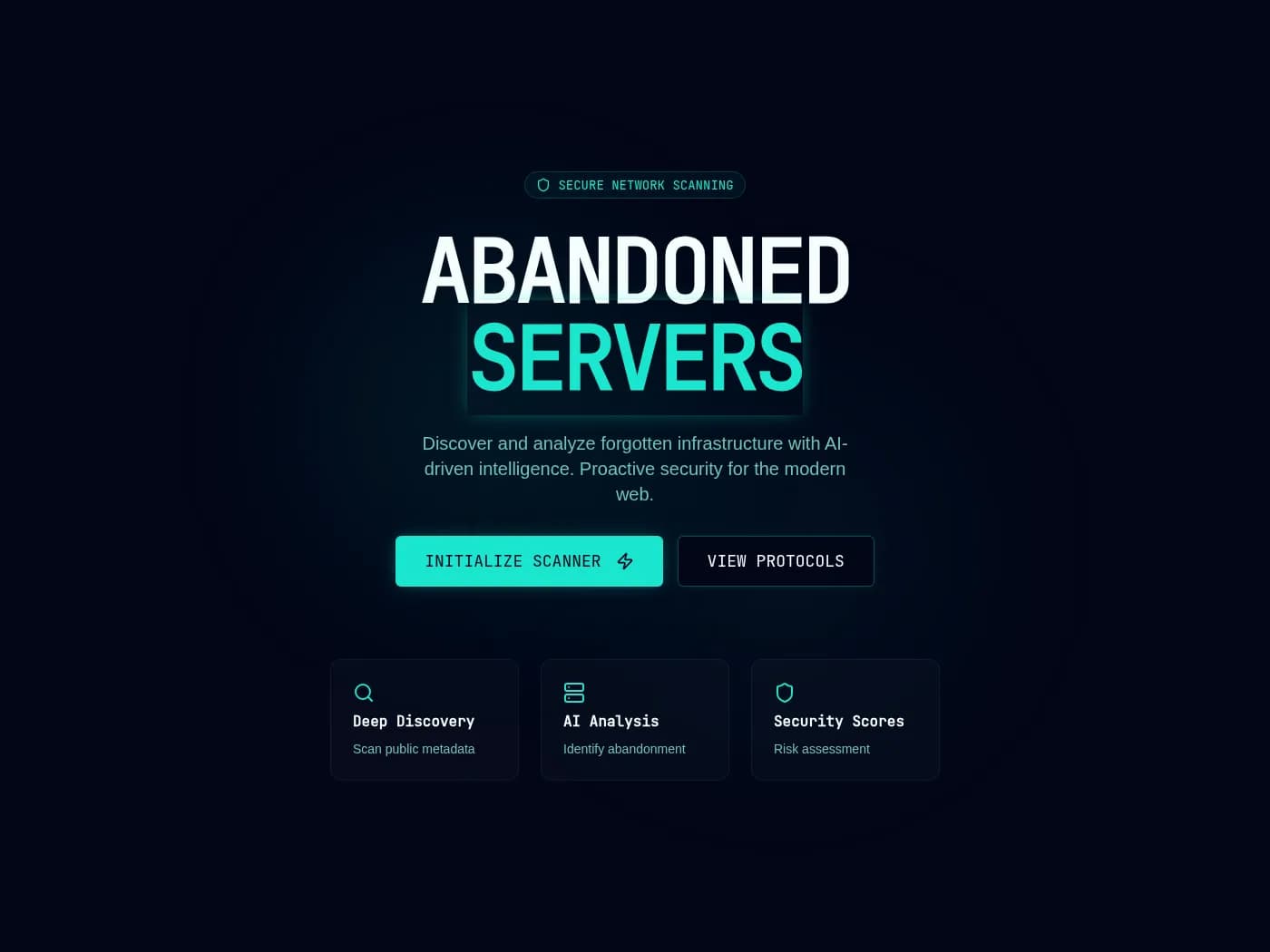 Abandoned Server Finder