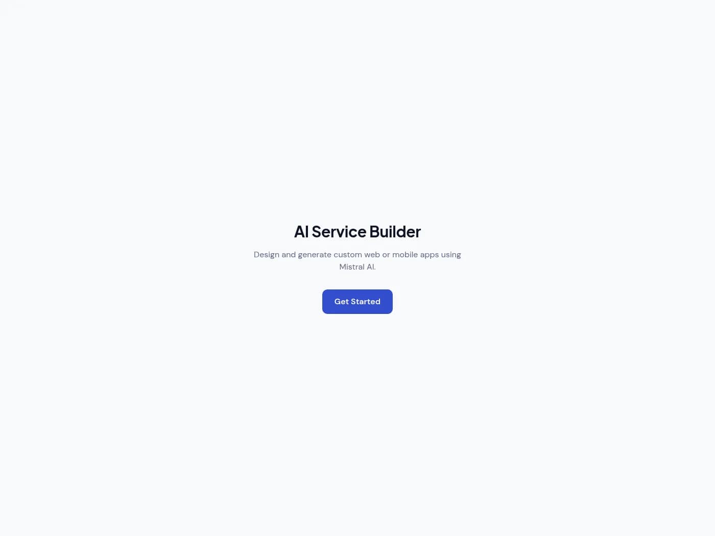 AI Service Builder