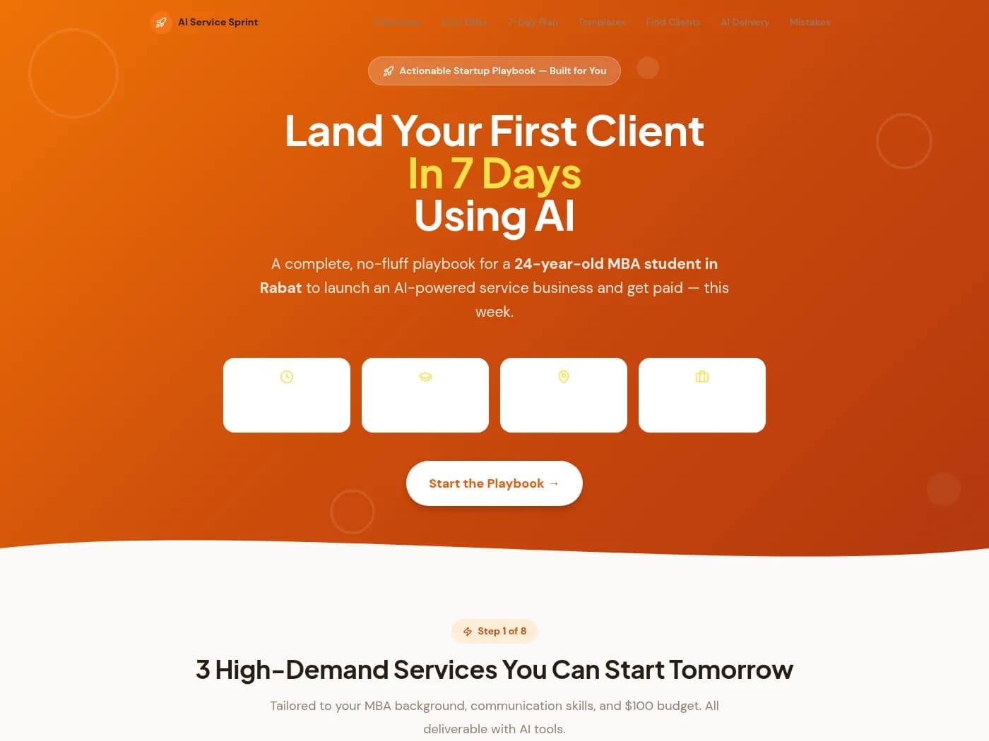 AI Service Sprint