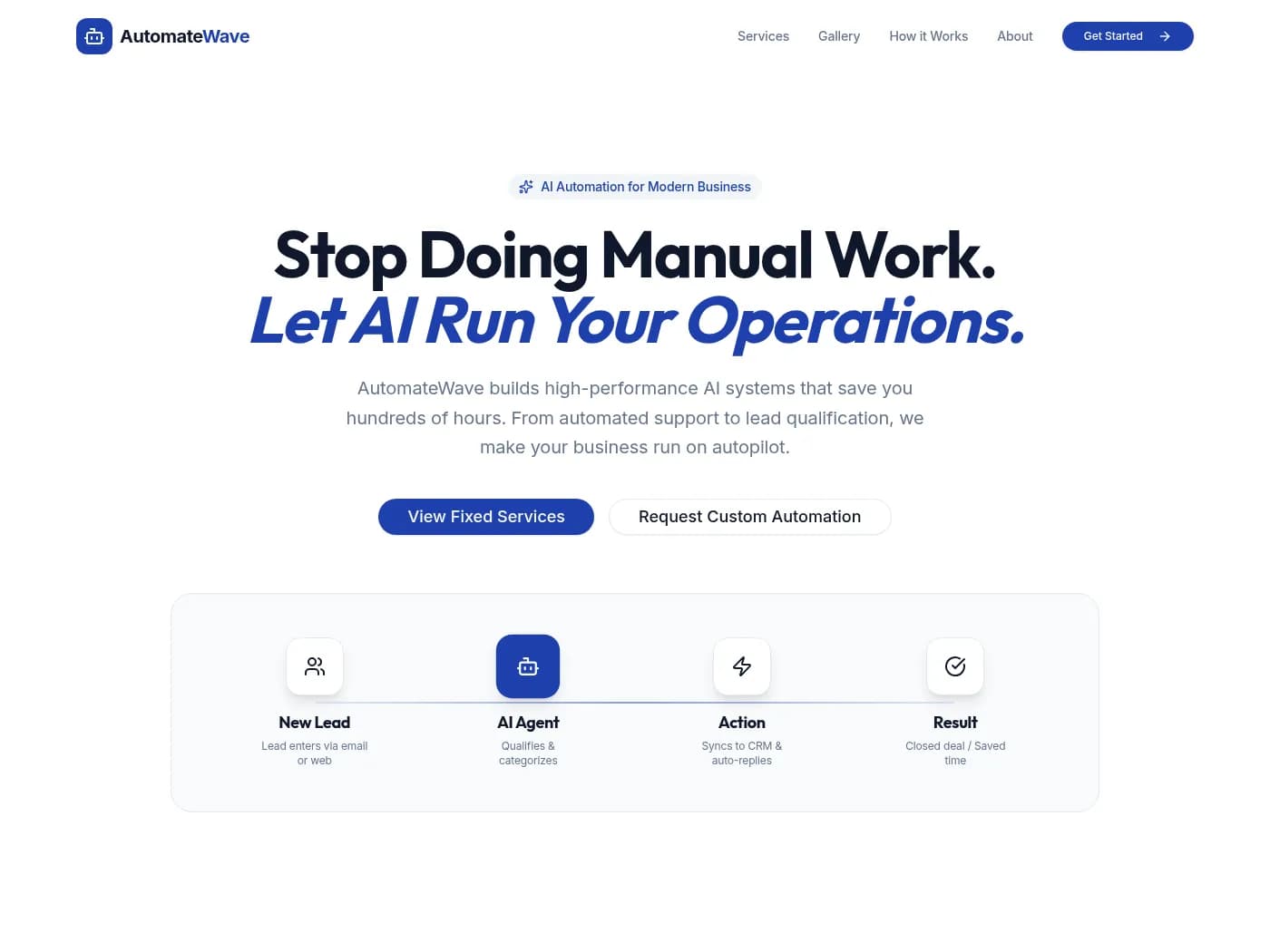 AutomateWave Website