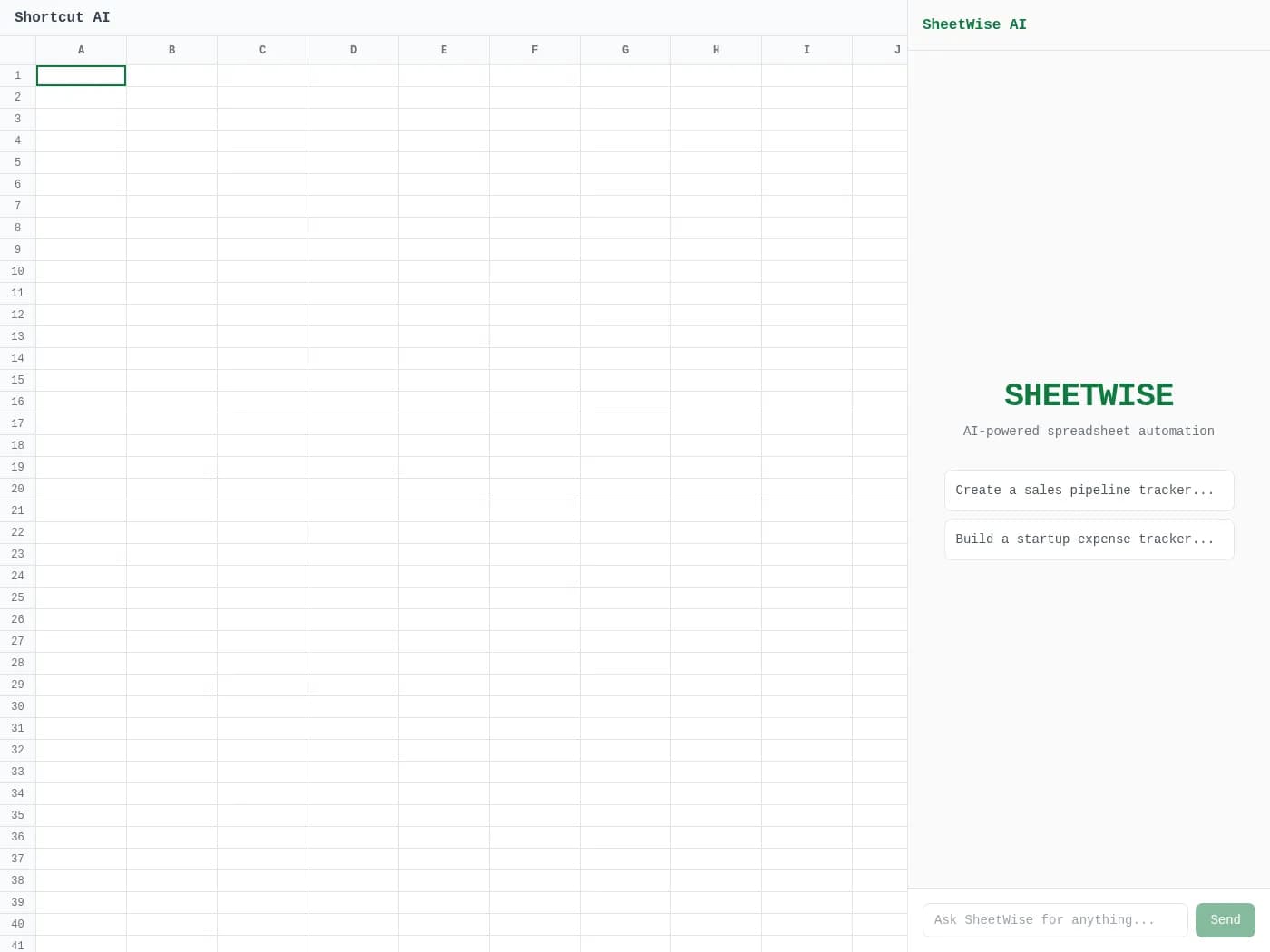SheetWise AI Copilot