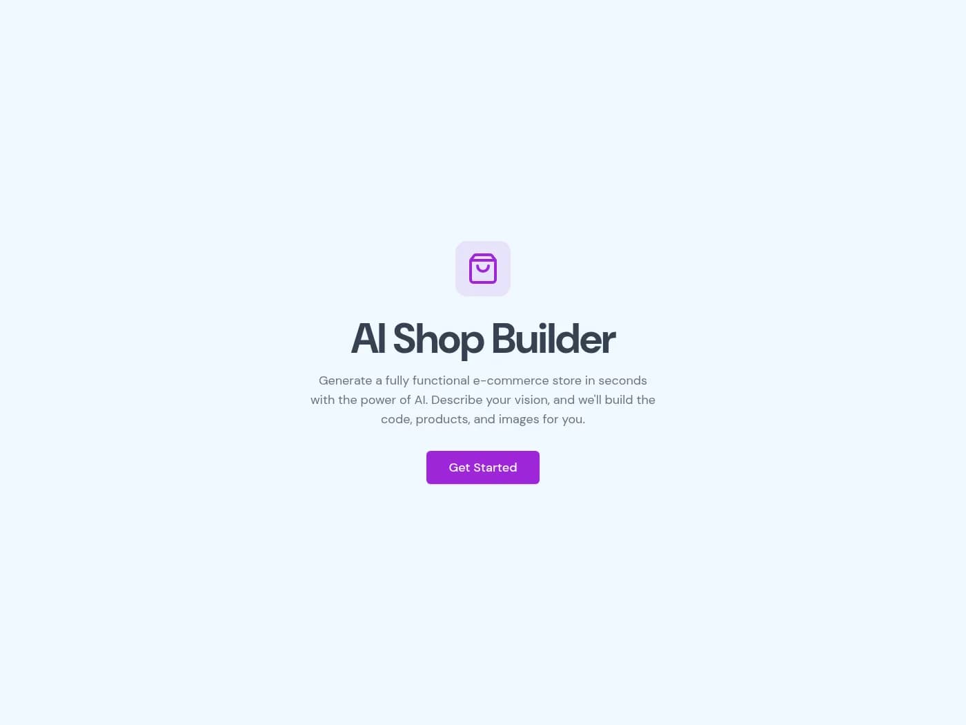 AI Shop Builder