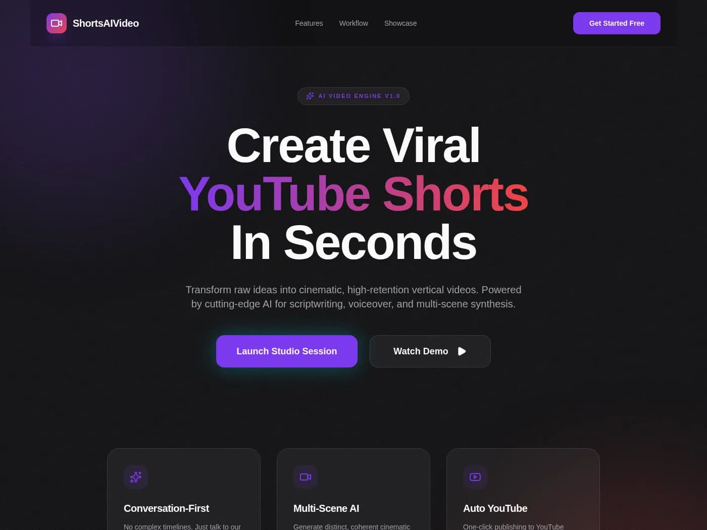 ShortsAIVideo Studio