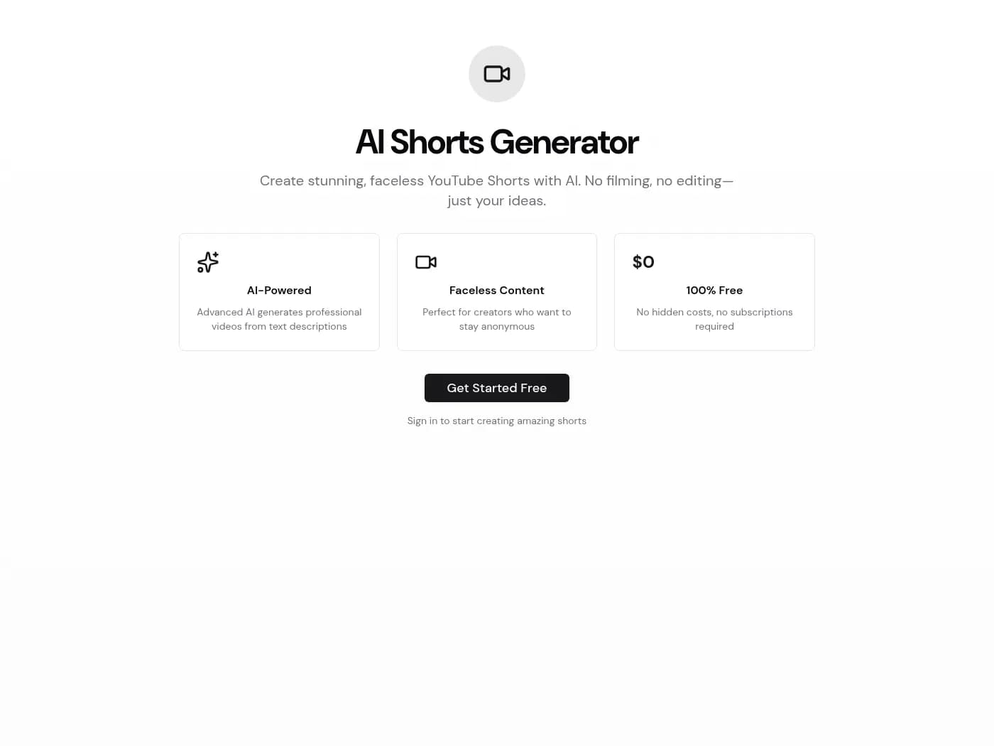 AI Shorts Generator