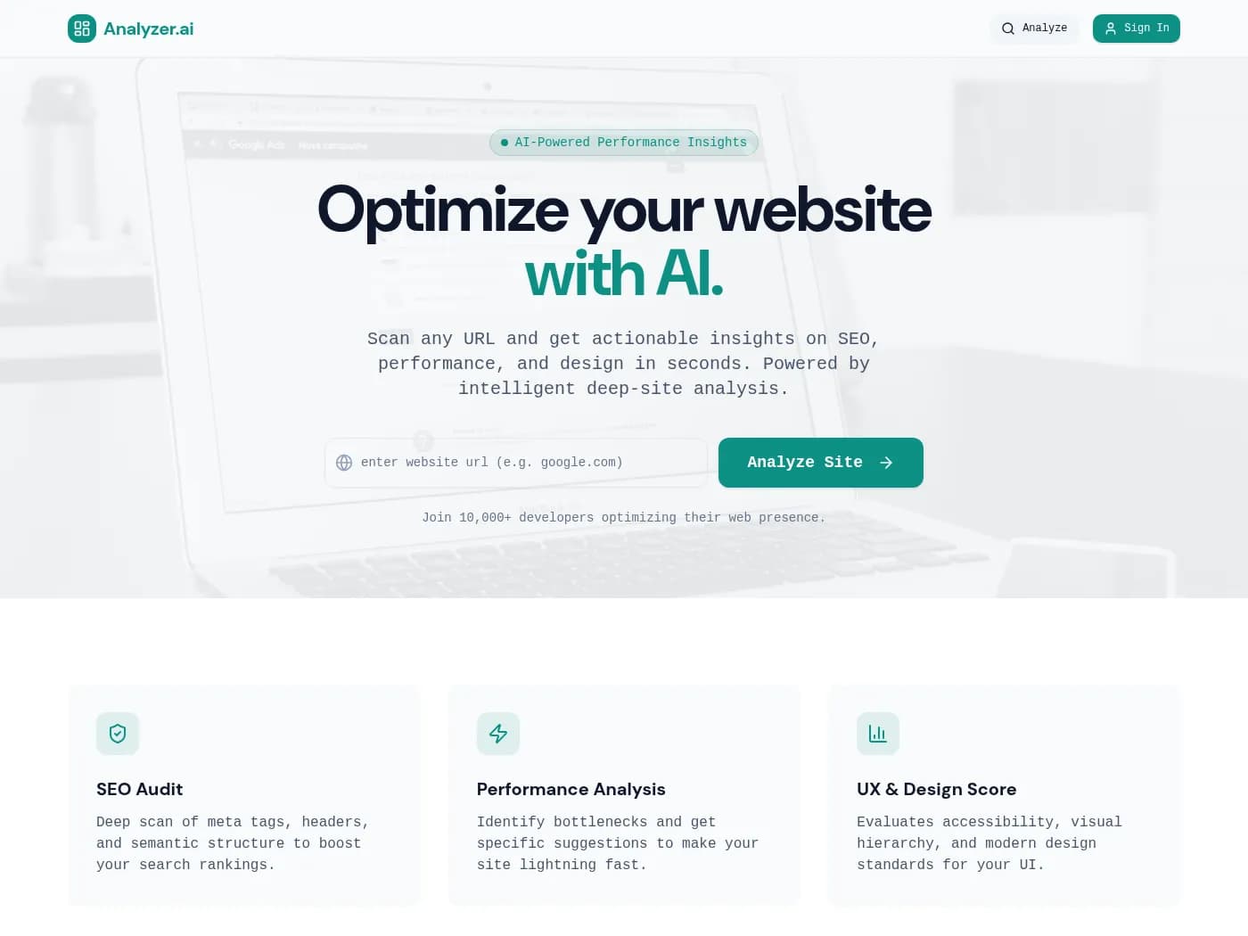 AI Site Analyzer