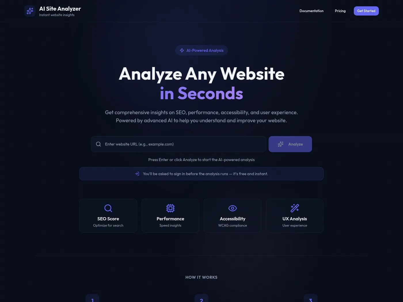 AI Website Analyzer