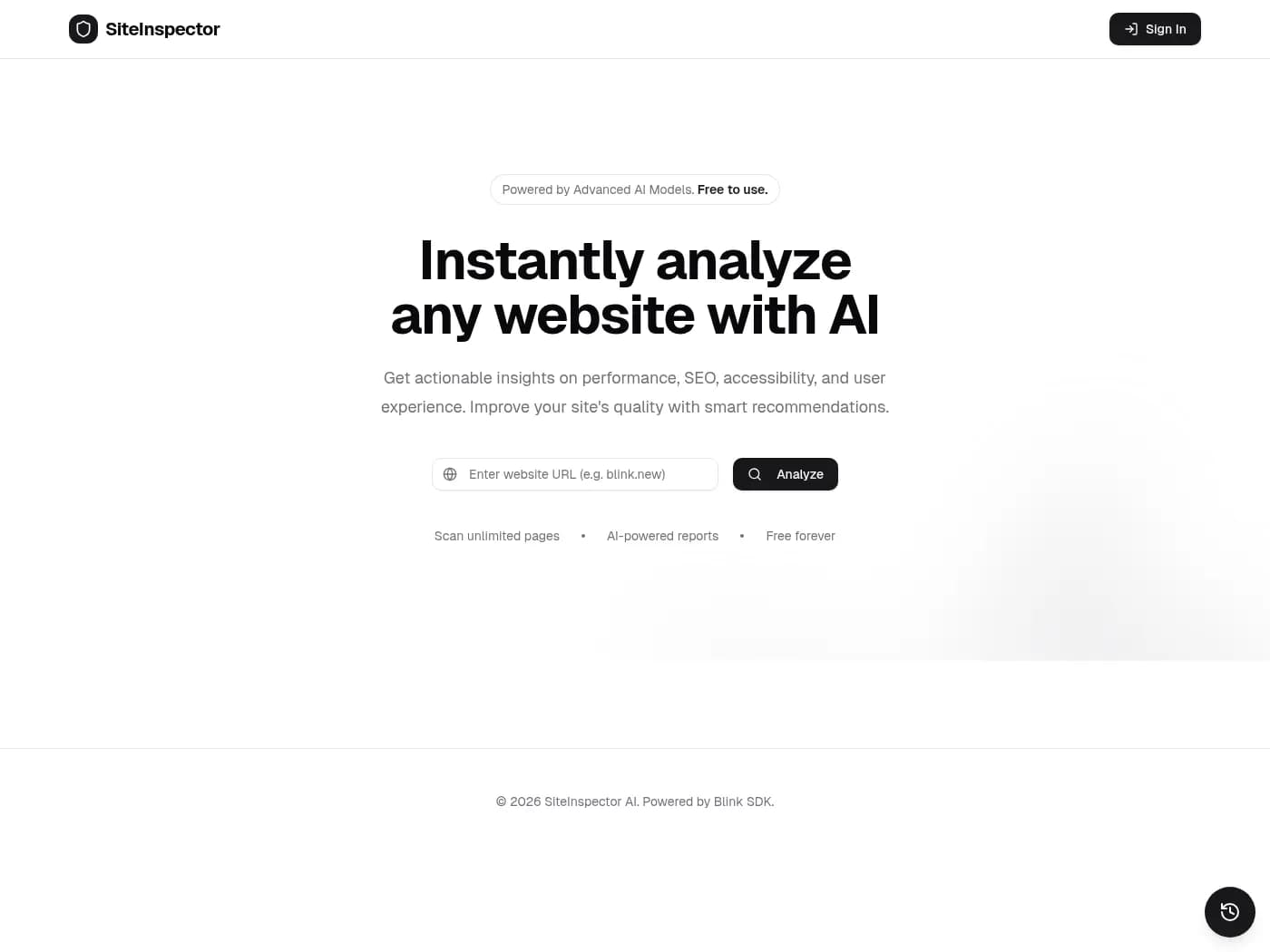 AI Site Inspector