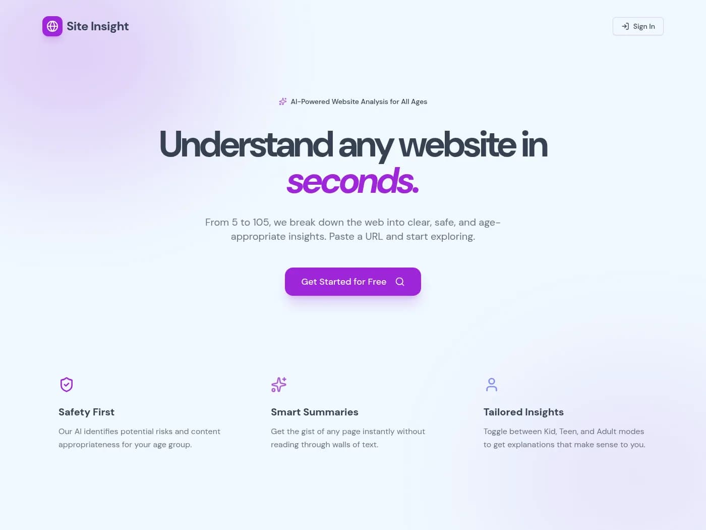 AI Site Insight
