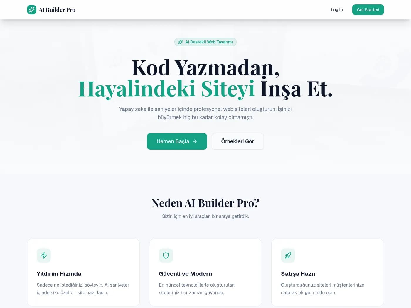 AI Website Builder Pro