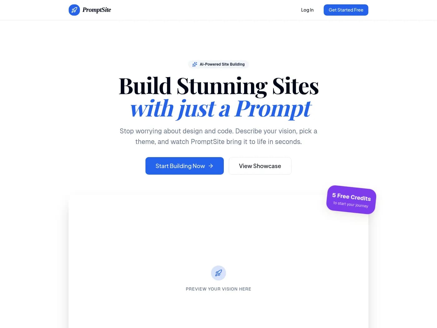 PromptSite Builder