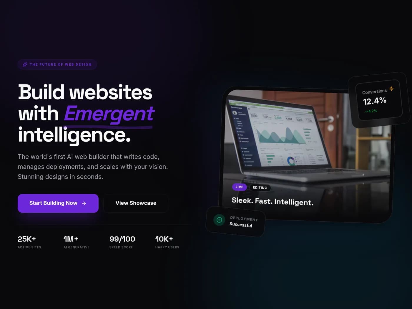 Emergent AI Web Creator