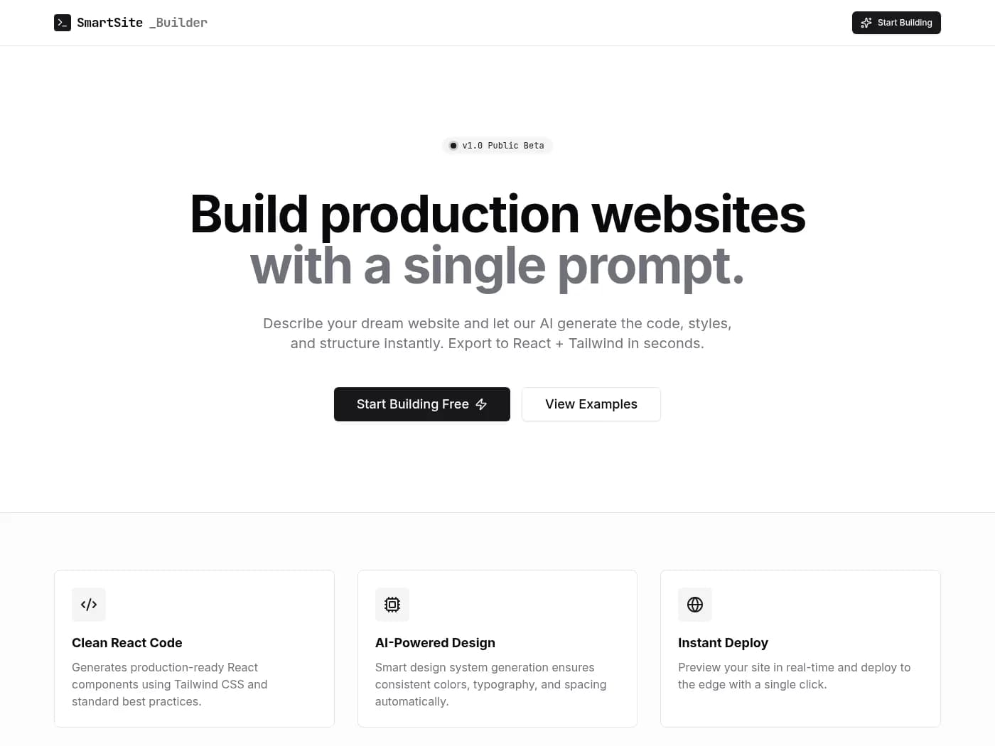 SmartSite Builder